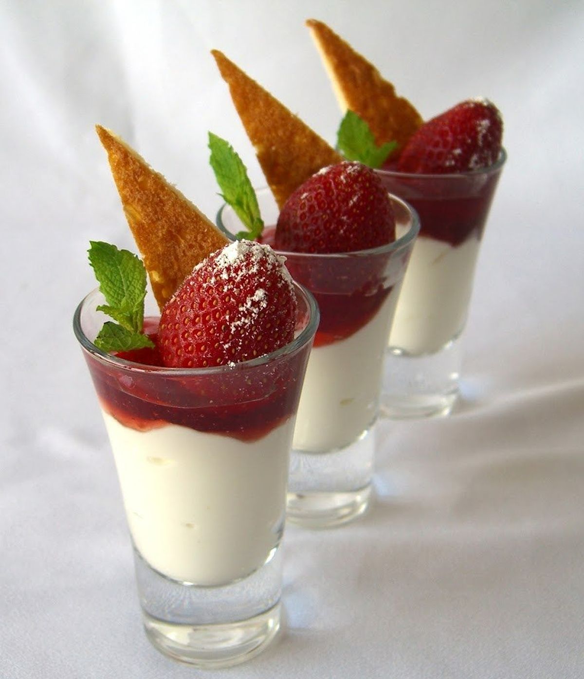 Mine Zanahorias de mousse de limón con fresas