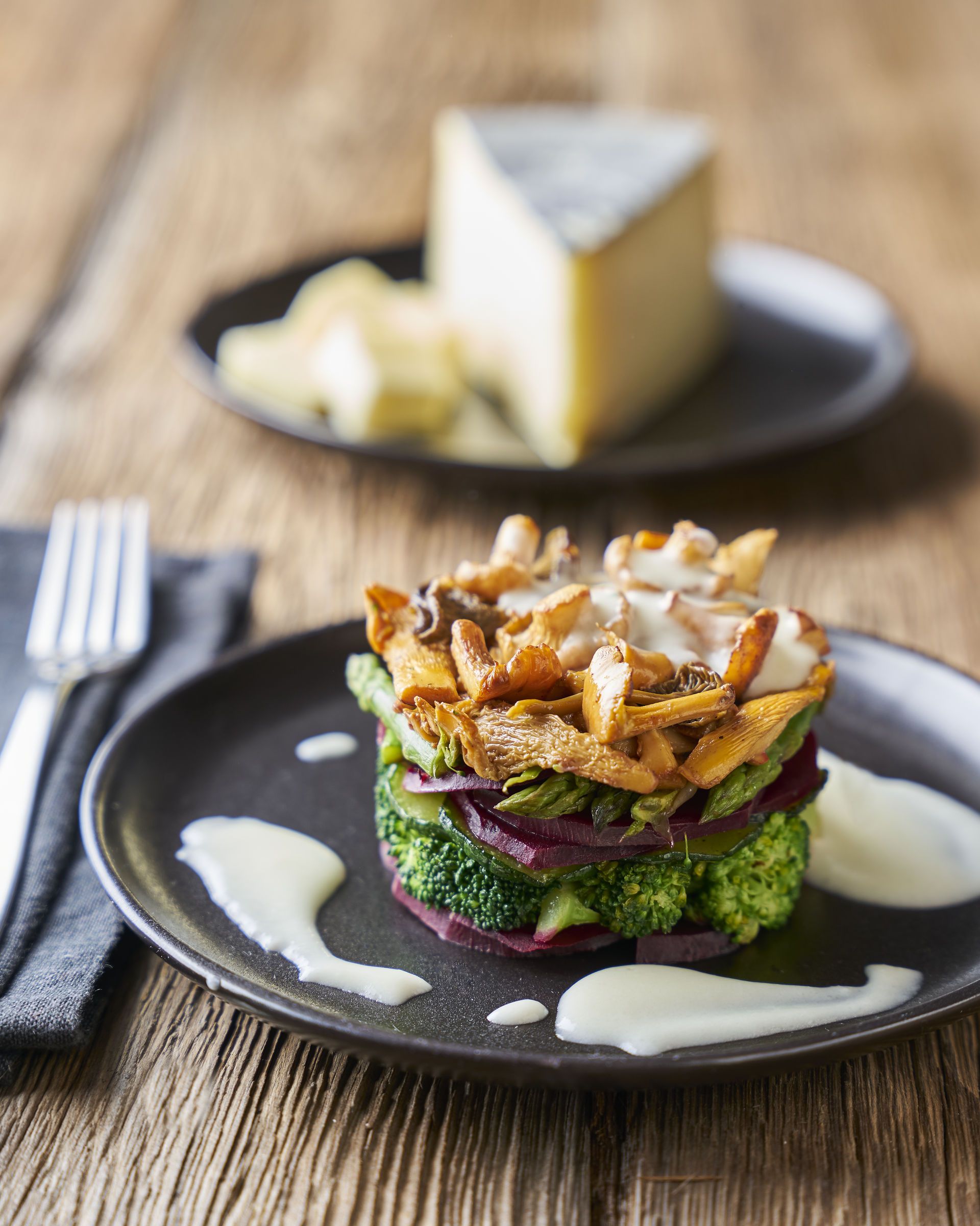 Cruixent de coliflor amb salsa romesco