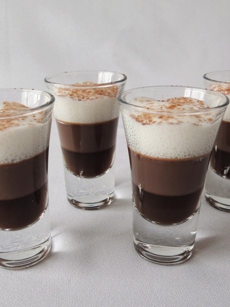 Gotet de vainilla, cafè i cacau