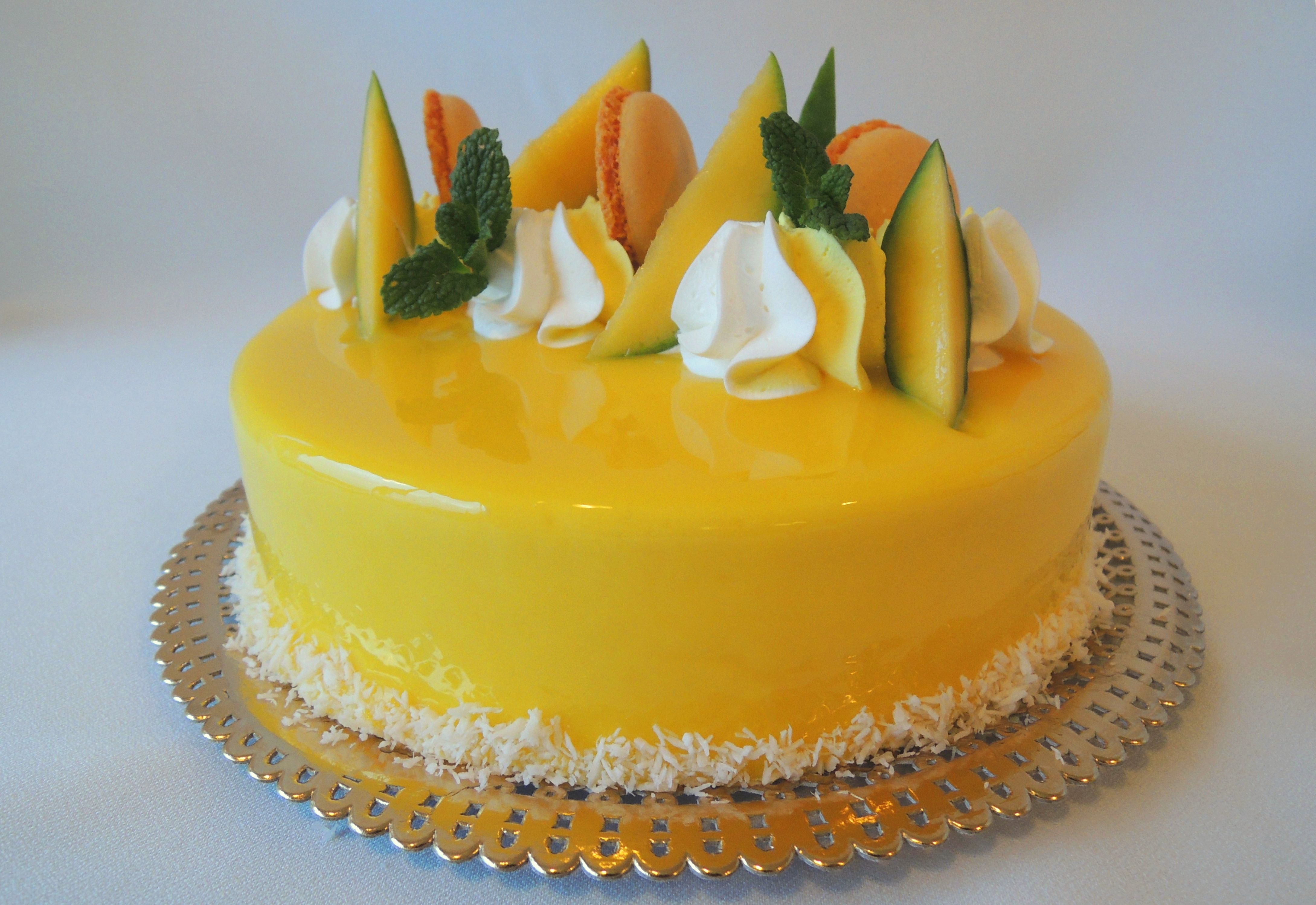 Mousse de mango i coco